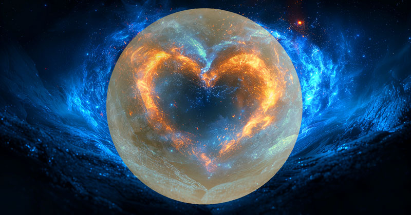 Leo Full Moon, 2025: A Full Moon Valentine | Daykeeper Journal Astrology